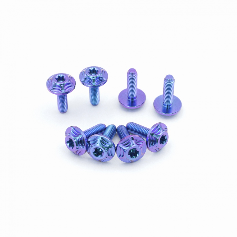 Gr5/tc4 摩托車 CNC 鈦合金螺絲 M5 摩托車前擋風玻璃螺絲車身螺絲 | 蝦皮購物