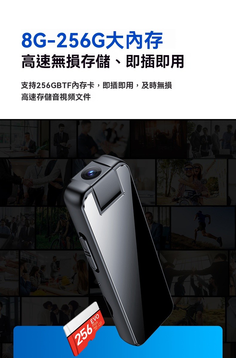 Mrobo丨4K星光夜視大廣角 高清智慧可旋轉攝影機 錄影機 夜視攝像頭 背夾式錄音錄影筆 超强續航 dv 錄音錄影 | 蝦皮購物