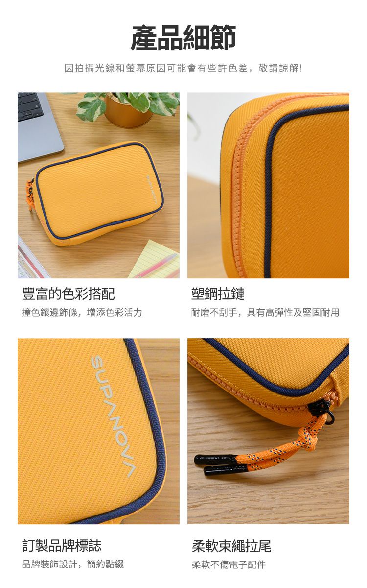 【SUPANOVA】EXPLORER探險家系列-防潑水 Tech Kit 3C配件/多功能收納包／大／星辰藍 | 蝦皮購物