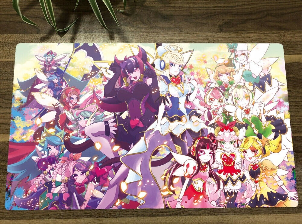 Yugioh Trickstar Mat 動漫集換式卡牌遊戲 CCG 防滑橡膠墊辦公桌 60x35cm 免費袋 | 蝦皮購物