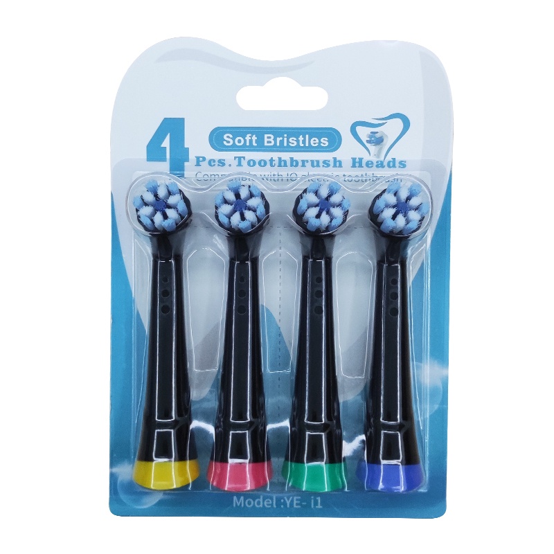 替換刷頭補充裝 4 件裝適用於 Oral B Io5 Io7 Io8 Io9 電動牙刷深層溫和清潔軟毛刷頭 蝦皮購物