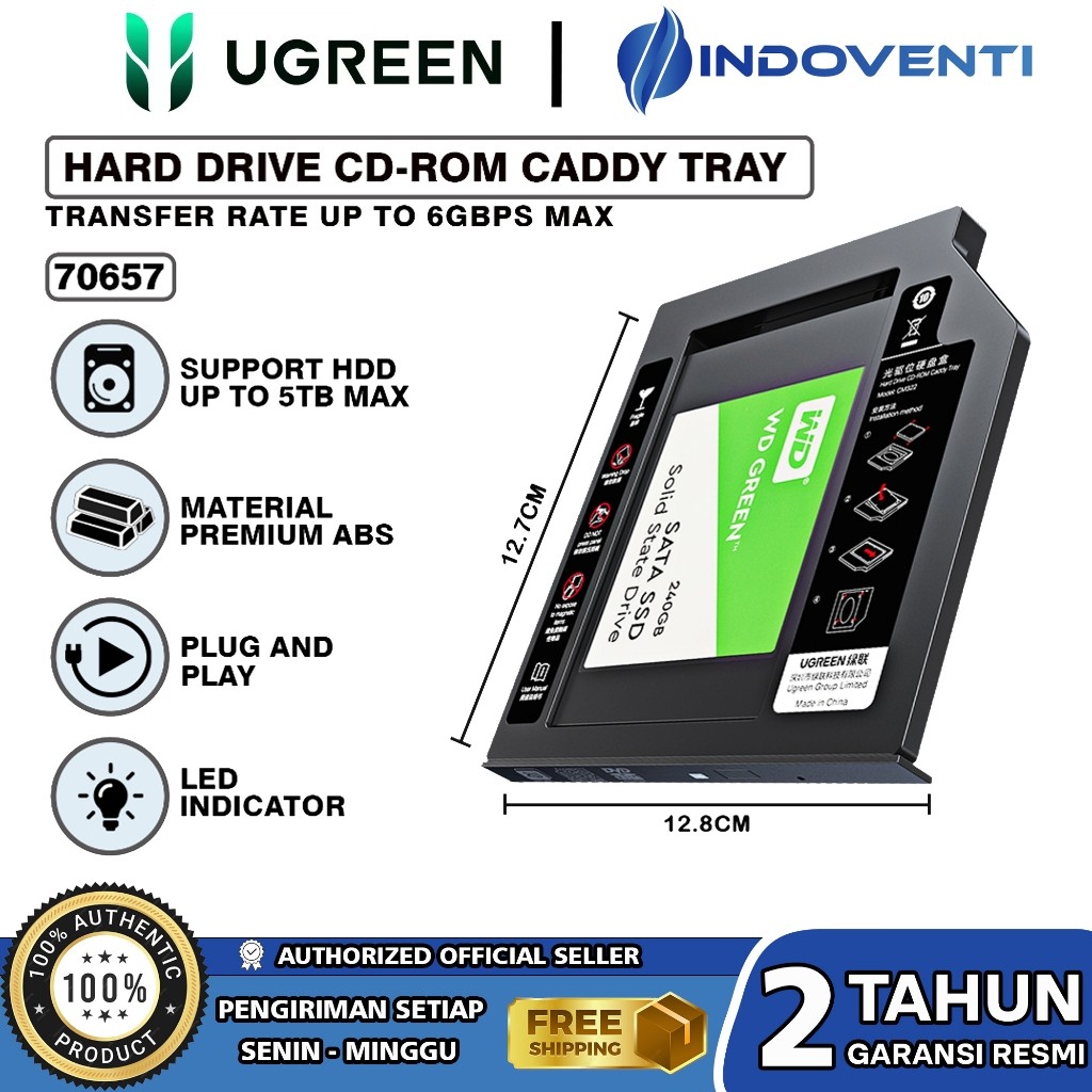 ♞Ugreen Sata 硬盤盒 9.5mm 通用 Sata 硬盤 2.5 SSD HDD 7mm/9.5mm 5TB | 蝦皮購物
