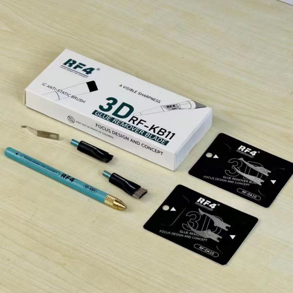Rf4 RF-KB11 3D刀片除膠刷錫刮芯片 CPU IC硬盤分層刀刃刮膠手機 | 蝦皮購物