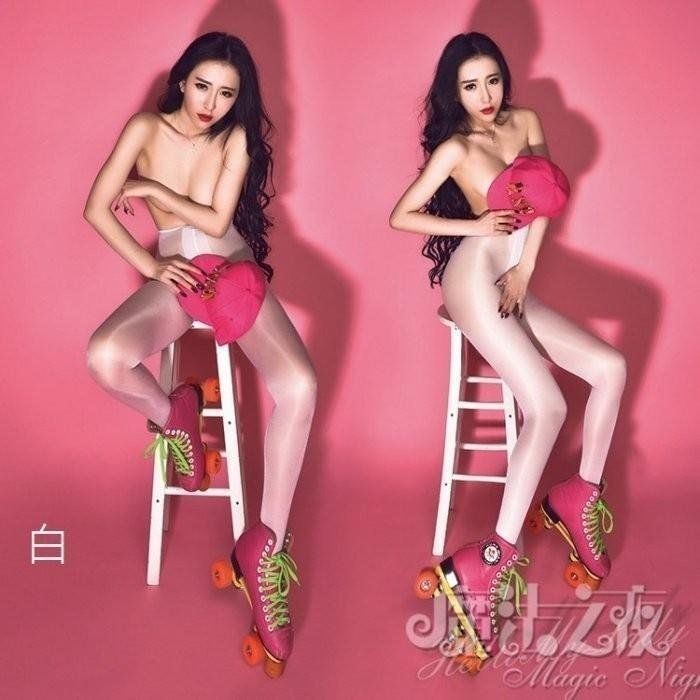 《A1888》20D閃光油亮高腰T檔開檔絲襪 謝金燕油亮襪 全館現貨24小時台灣出貨魔法戀人 | 蝦皮購物