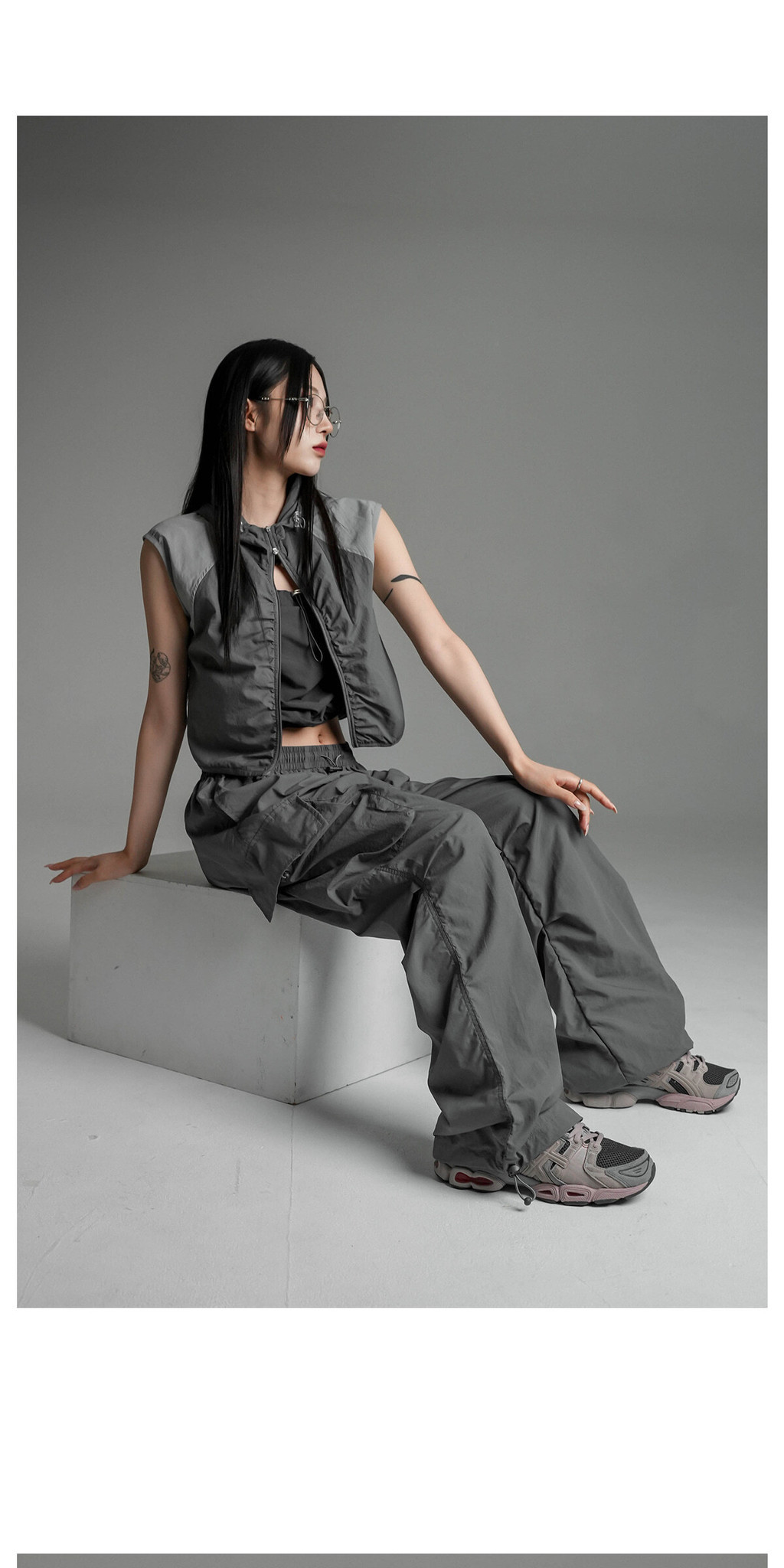 Codibook｜韓國 binary01 抽繩設計輕薄防風外套[預購]拉鍊外套 女裝 | 蝦皮購物