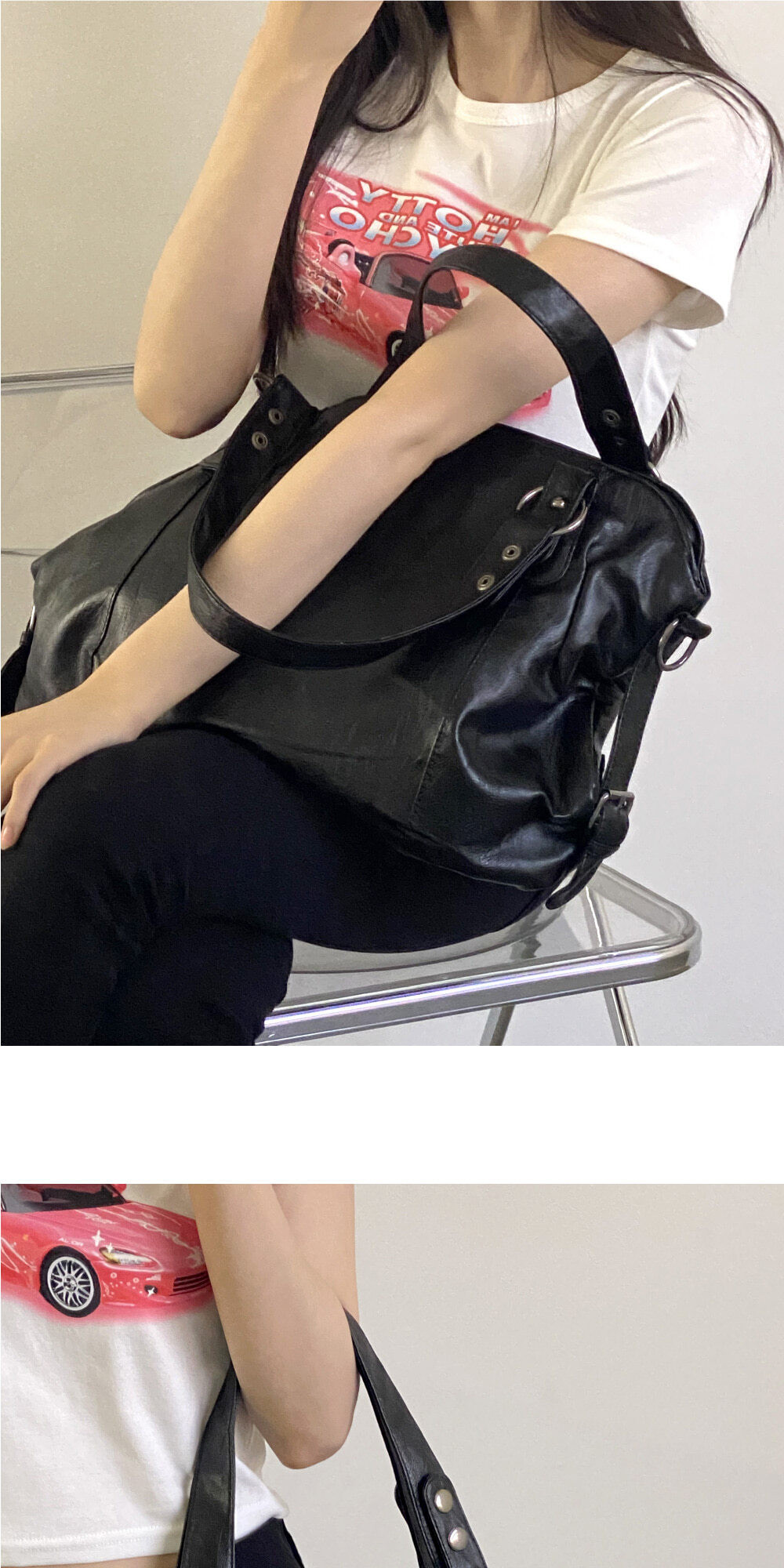 Codibook｜韓國 ondeed 韓式百搭真皮大容量斜背筆電包[預購]肩背包 女裝 | 蝦皮購物