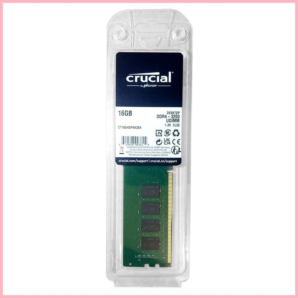Crucial 16GB DDR4-3200 UDIMM RAM 桌上型記憶體 CT16G4DFRA32A(平 | 蝦皮購物