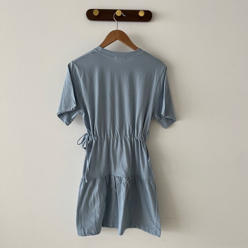 Codibook｜韓國 moodloveroom 短袖抽繩康康洋裝[預購]迷你短洋裝 襯衫洋裝 女裝 | 蝦皮購物