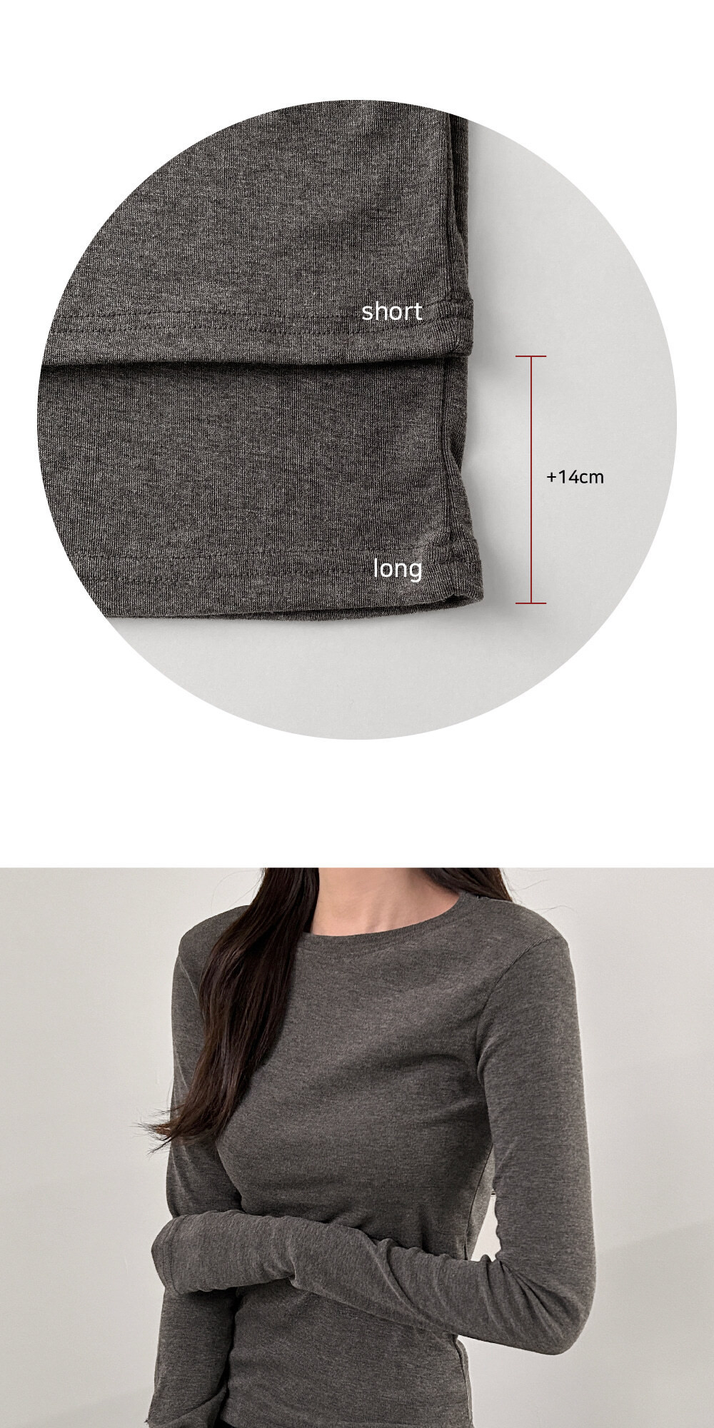 Codibook｜韓國 ondeed 貼身短版長袖上衣[預購]長袖上衣 T恤 女裝 | 蝦皮購物