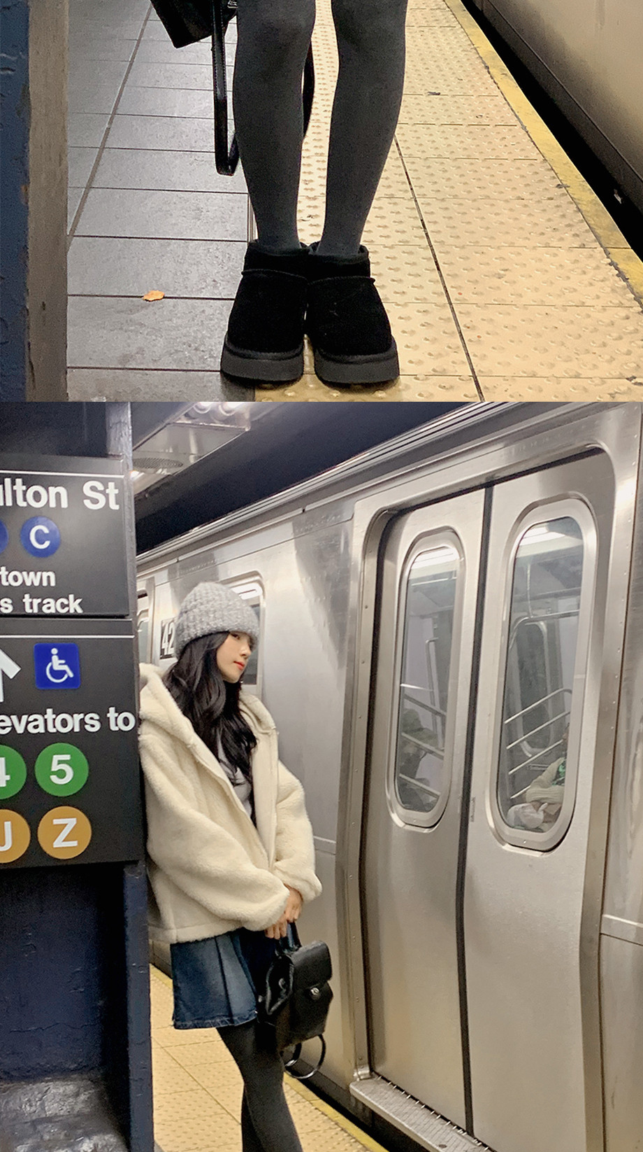 Codibook｜韓國 RIRINCO 休閒後鬆緊腰褶造型牛仔短裙[預購]裙子 牛仔裙 女裝 | 蝦皮購物