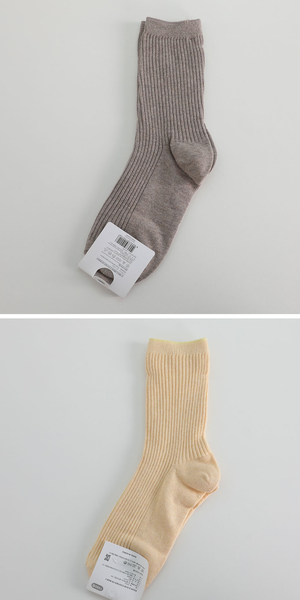 Codibook｜韓國 AWAB 彩虹色系羅紋中筒襪[預購]襪子 女裝 | 蝦皮購物