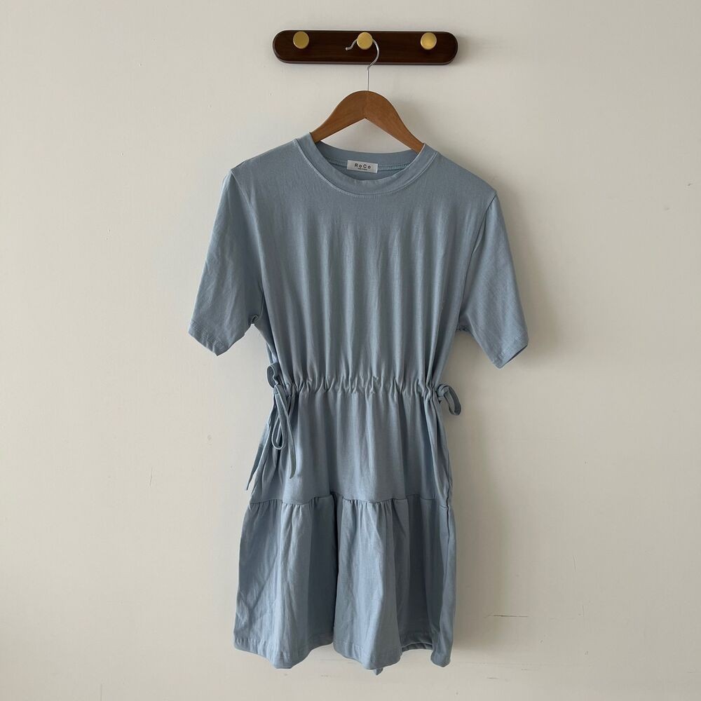 Codibook｜韓國 moodloveroom 短袖抽繩康康洋裝[預購]迷你短洋裝 襯衫洋裝 女裝 | 蝦皮購物