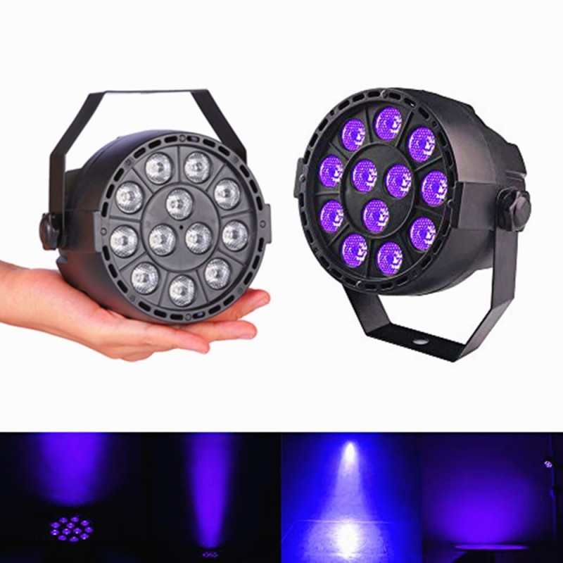 Mini Led Par Light DMX512 RGBW紫色全彩6/12 LEDS舞台背景DJ迪斯科燈舞檯燈光派對K | 蝦皮購物