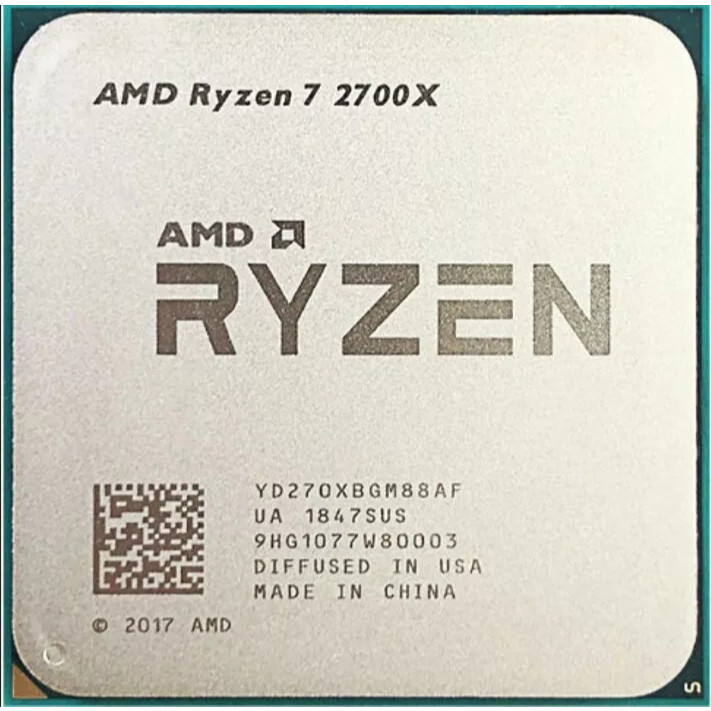 AMD CPU Ryzen 7 2700X 8-Core 3.7GHz Socket AM4 處理器 | 蝦皮購物