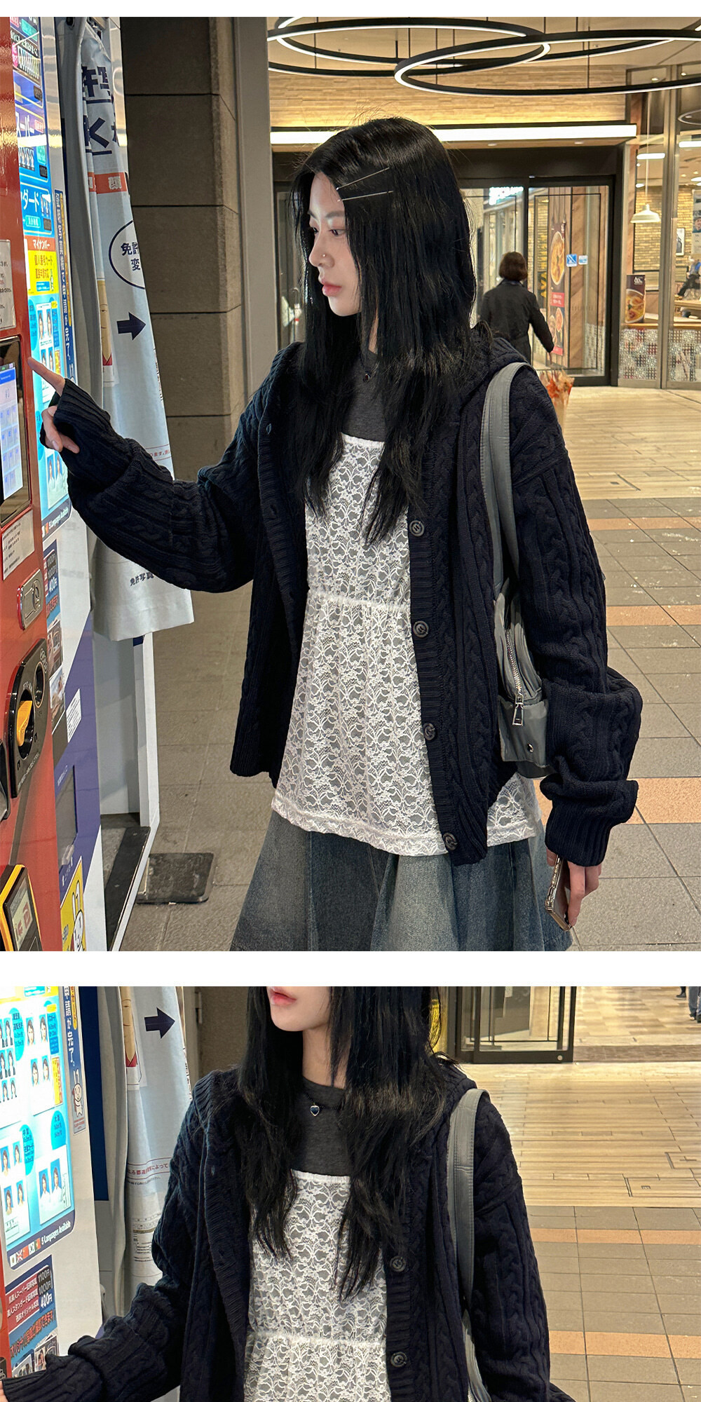 Codibook｜韓國 DAILYJOU 透膚花朵蕾絲外搭背心[預購]無袖 細肩帶背心 女裝 | 蝦皮購物