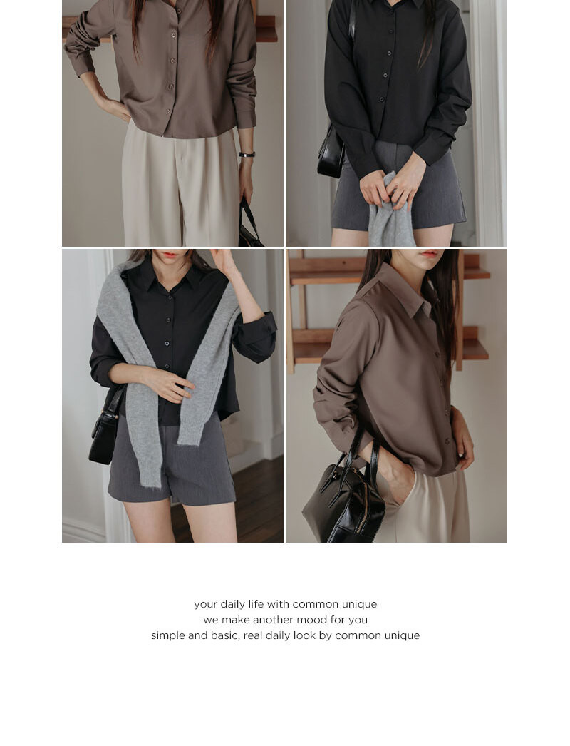 Codibook｜韓國 common unique 襯衫[現貨 - 天空藍]女裝 | 蝦皮購物