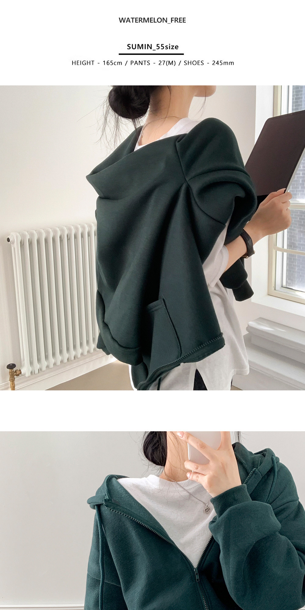 Codibook｜韓國 BEIDELLI 舒服可愛內刷毛連帽拉鍊外套[預購]拉鍊外套 連帽上衣 女裝 | 蝦皮購物