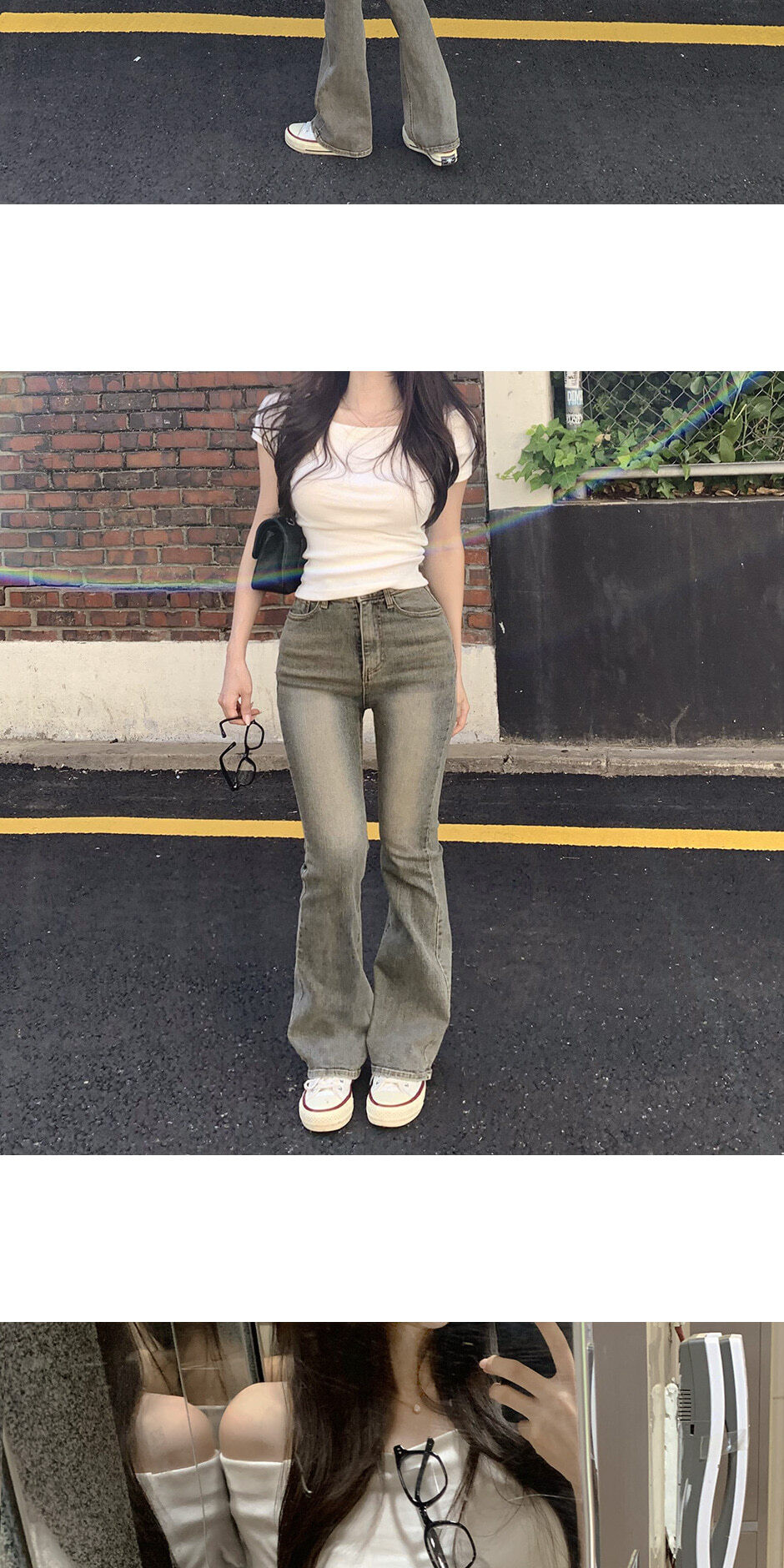 Codibook｜韓國 henique 露肩短袖緊身T恤[預購]短袖上衣 女裝 | 蝦皮購物