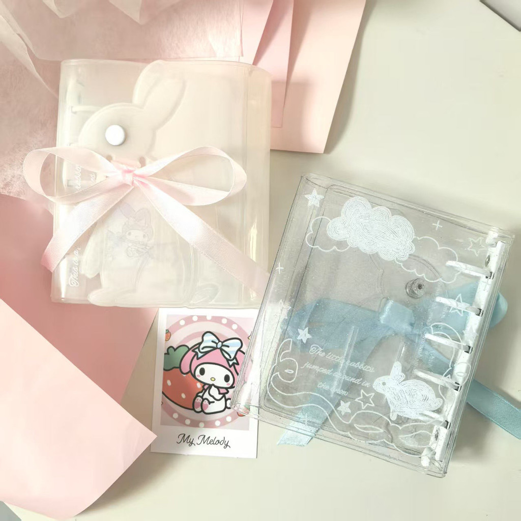 Record🖤 ins風異形可愛兔子透明M5活頁本 m5日記本 手賬本 應援愛豆相冊卡冊M5筆記本 m5活頁本文創 | 蝦皮購物