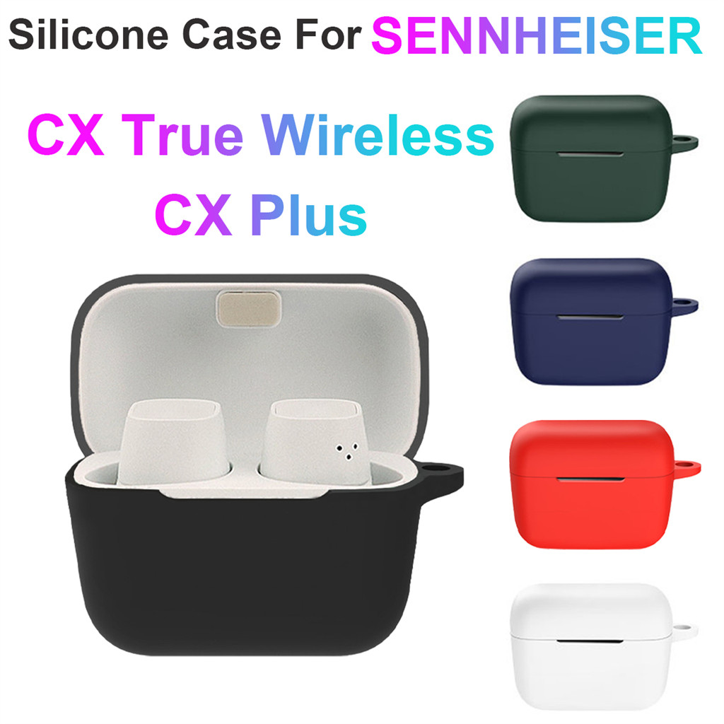 Sennheiser CX True Wireless / CX Plus 無線耳塞式防塵保護套帶鑰匙扣軟矽膠殼耳機套 | 蝦皮購物