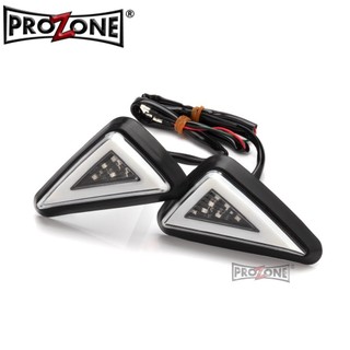 Prozone，三角形 LED 轉向燈，兩種顏色，機車、汽車配件。 | 蝦皮購物