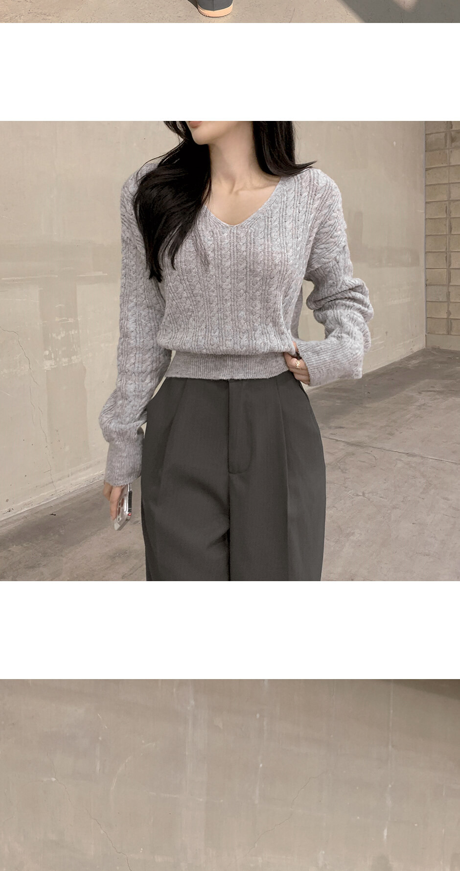 Codibook｜韓國 henique 鬆緊帶打摺寬鬆長西裝褲[預購]長褲 西裝褲 女裝 | 蝦皮購物