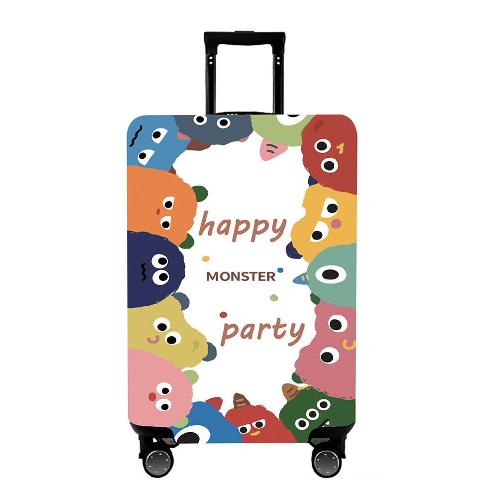 高彈性行李箱拉桿箱旅行保護套加厚耐磨託運密碼箱防塵罩套保護罩 M5SB | 蝦皮購物