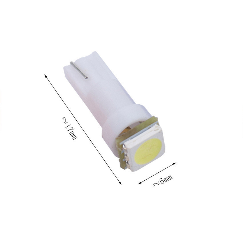 台灣出貨車上小燈t5 1led 汽車儀錶燈 LED指示燈 儀錶燈 中控燈 12V T5 5050 1smd JDMW | 蝦皮購物