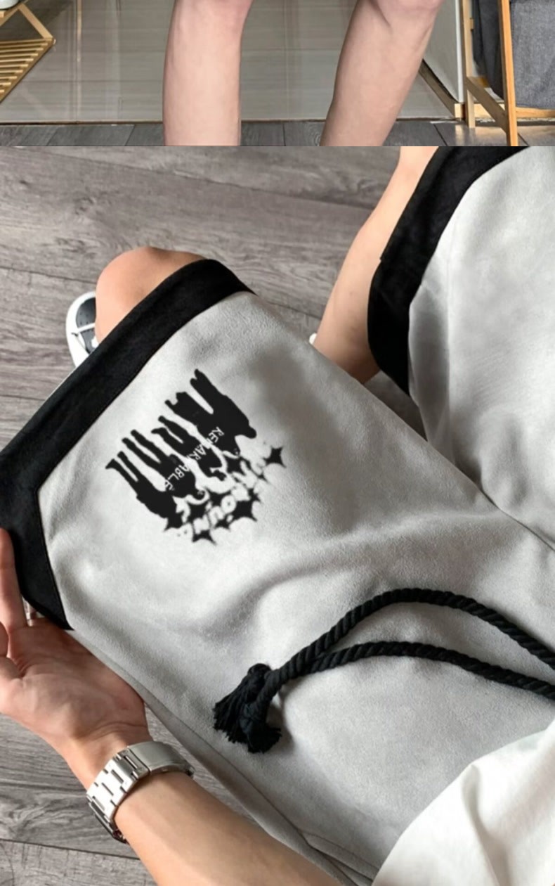 【街頭引力】M-8XL 加大碼短褲 麂皮絨 夏天短褲 300斤可穿 運動褲 運動短褲 五分褲 美式短褲 學生短褲 寬短褲 | 蝦皮購物