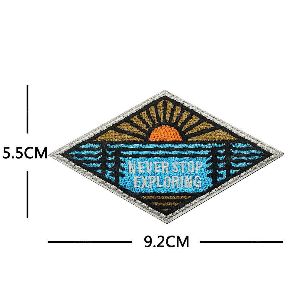 Stay Wild Travel Patches Nature Hiking Embroidery Patch Moun | 蝦皮購物