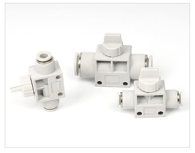 新奕氣動開關閥4 6 8 10 12 14 16mm手動閥HVFF管道氣路開關接頭 | 蝦皮購物