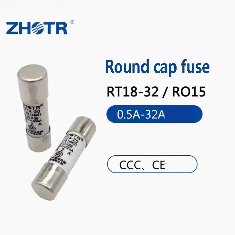 20pcs 保險絲 AC 500V R015 RO15 快速熔斷陶瓷保險絲 gG RT14-20 RT18-32 10X | 蝦皮購物