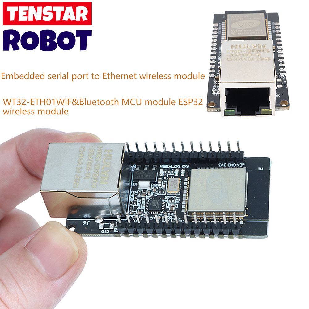♞wt32 Eth01嵌入式串口網絡以太網藍牙兼容wifi組合網關mcu Esp32無線模塊板 蝦皮購物