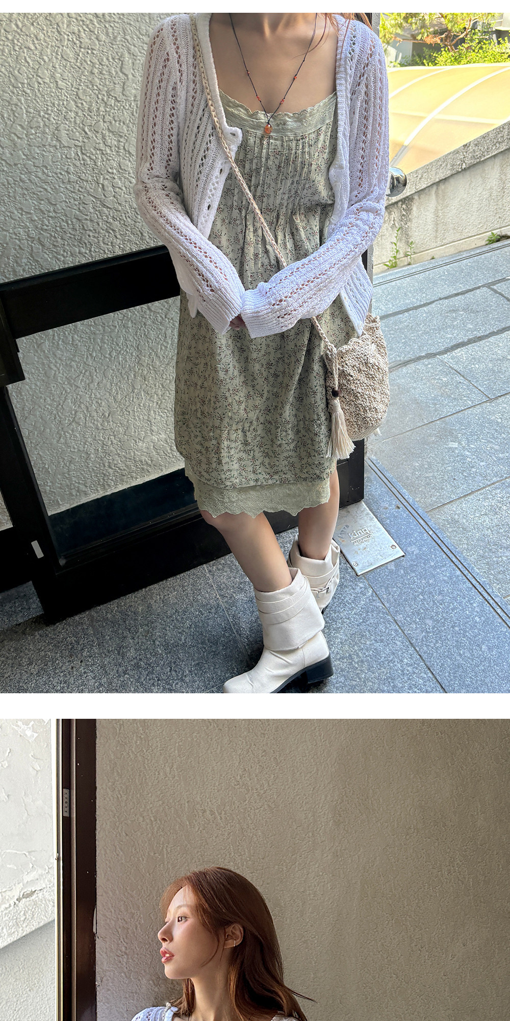 Codibook｜韓國 DAILYJOU 蕾絲無袖長洋裝 3色[預購]及膝洋裝 細肩帶緞面洋裝 女裝 | 蝦皮購物