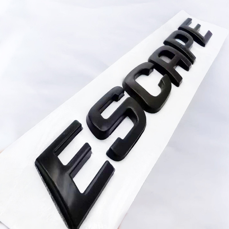 【xps】1 X ABS 黑色 ESCAPE 標誌汽車後備箱蓋標誌徽章貼紙貼花替換福特 ESCAPE | 蝦皮購物