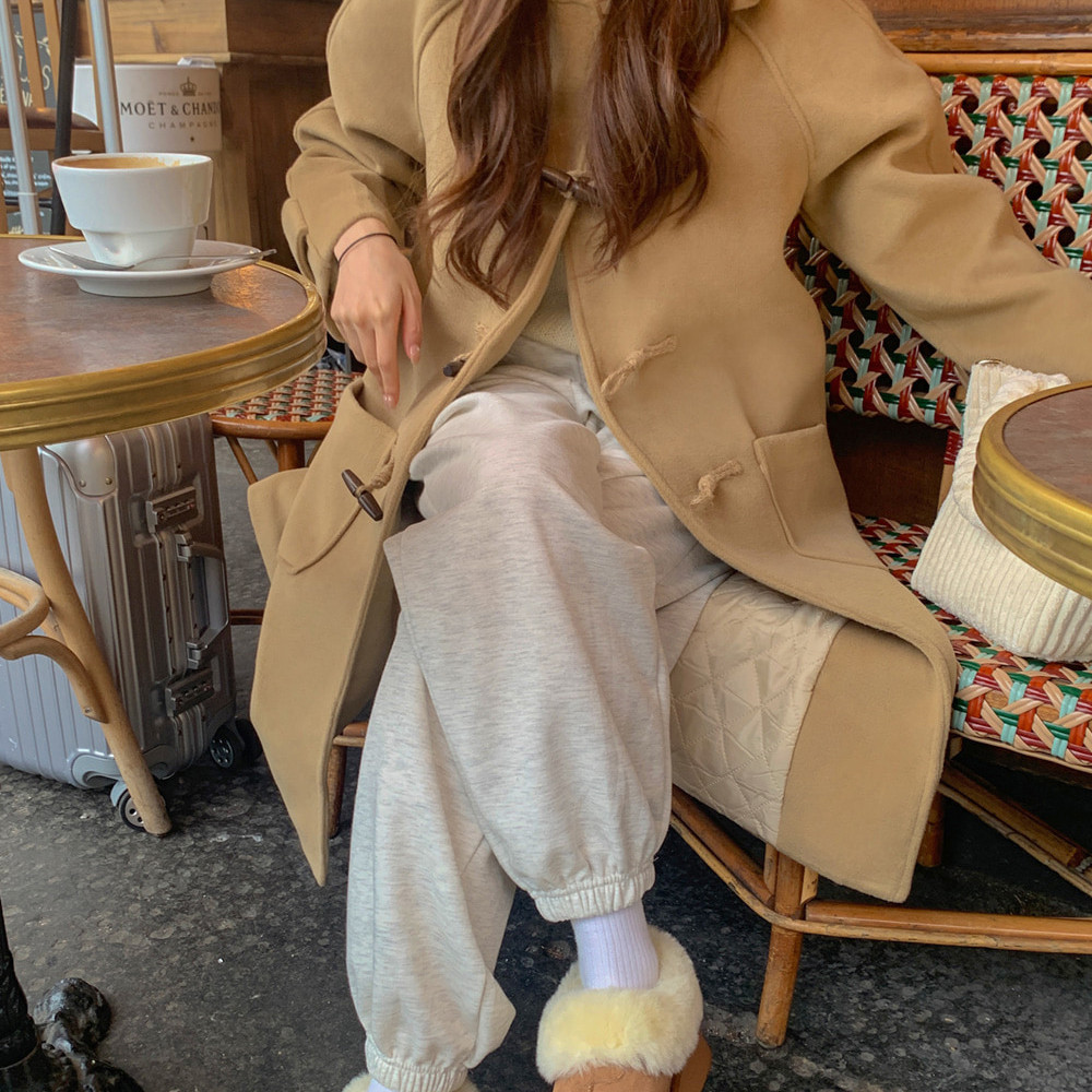 Codibook｜韓國 wannabemuse 炒年糕釦長大衣 2色[預購]大衣 牛角釦大衣 女裝 | 蝦皮購物