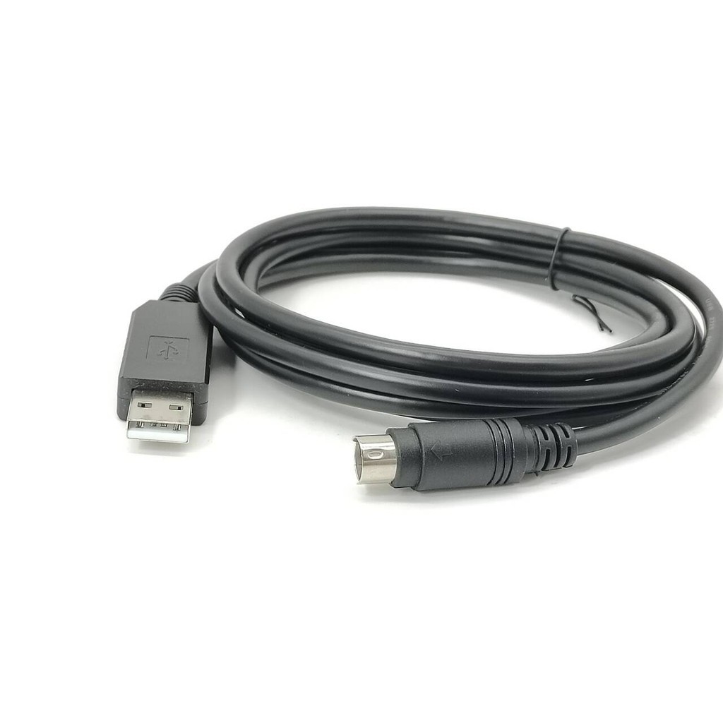 ♞USB轉MINI DIN MD8 8針圓頭適用於 和利時森創伺服器RS485通訊線 編程線GS系列、TS系列、LS系列 | 蝦皮購物