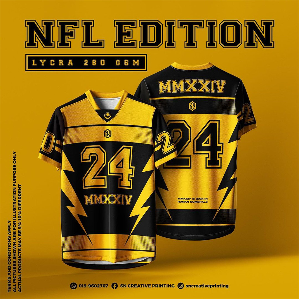 Arianna-[免費定制球衣名稱和編號]HALAKIRI STORM BREAKER JERSEY (NFL INSE | 蝦皮購物