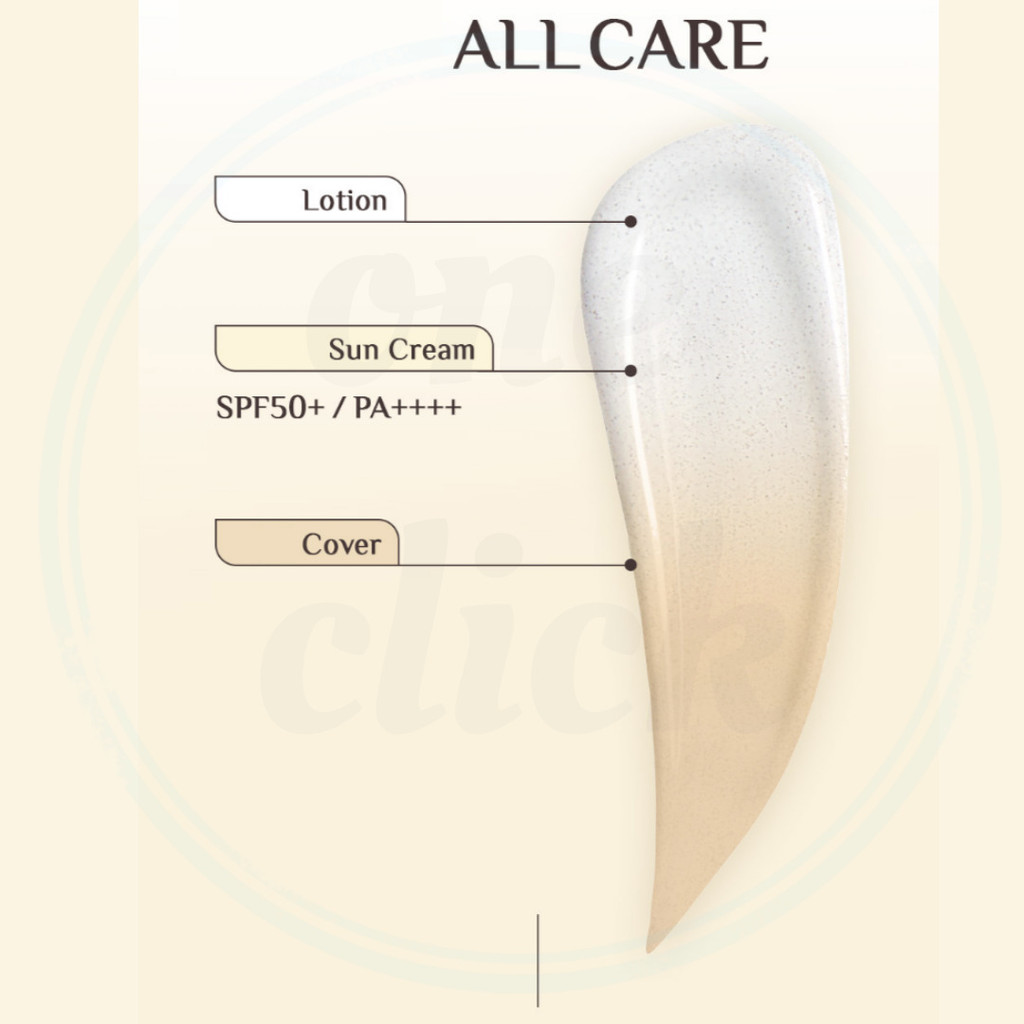 Obge 官方天然遮瑕乳液 50g + 10g 防曬霜 SPF50+ PA++++ 用於護膚和防紫外線 | 蝦皮購物