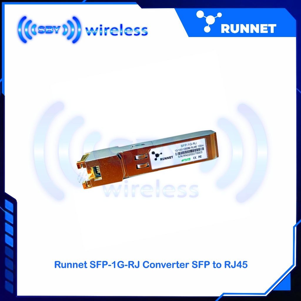 ♞Runnet SFP-1G-RJ 轉換器 SFP 轉 LAN RJ45 1000 底座收發器 | 蝦皮購物