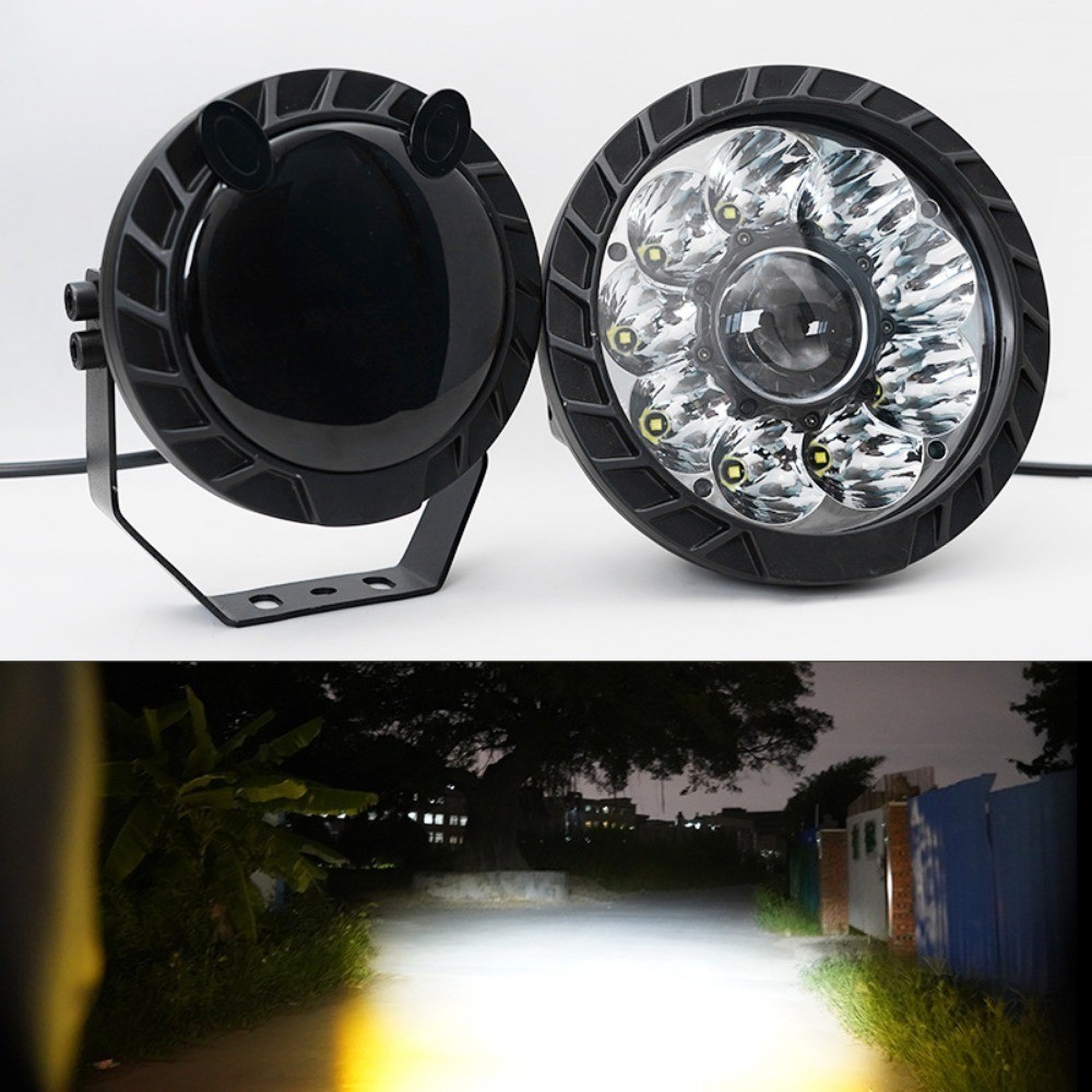 50w 7 英寸圓形 LED 工作燈越野車聚光燈 9-30v 工作燈卡車 SUV 摩托車 LED 大燈行車燈 | 蝦皮購物