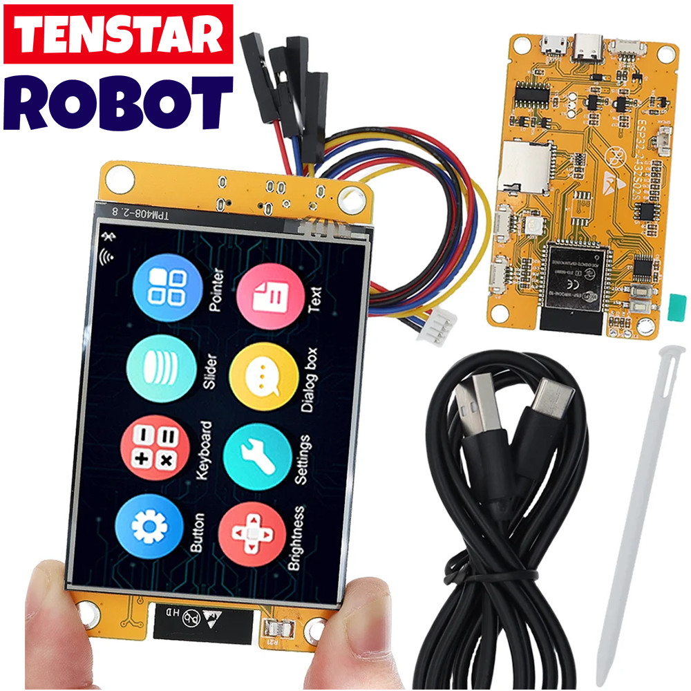 Esp32 Arduino LVGL WIFI&藍牙開發板2.8寸240*320智能顯示屏2.8寸液晶TFT模塊帶觸摸 | 蝦皮購物