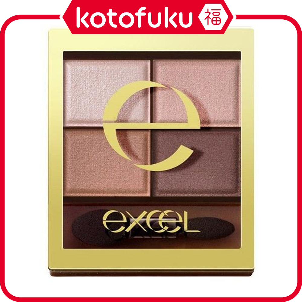 日本 SANA Excel 眼影 裸色深邃四色眼影 SR07 木蘭棕 | 蝦皮購物