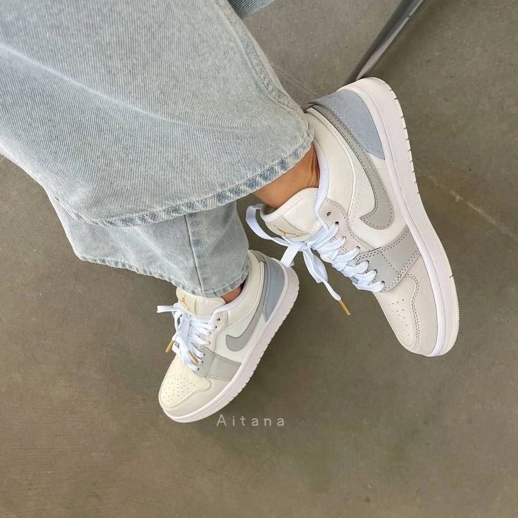 ☆盛業潮鞋 NIKE AIR JORDAN 1 PARIS AJ1 巴黎雲白 灰白 淡藍 CV3043-100 | 蝦皮購物