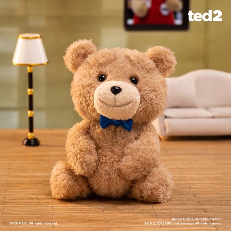 POPMART官方 Ted2泰迪熊係列可動毛絨掛件禮物 | 蝦皮購物