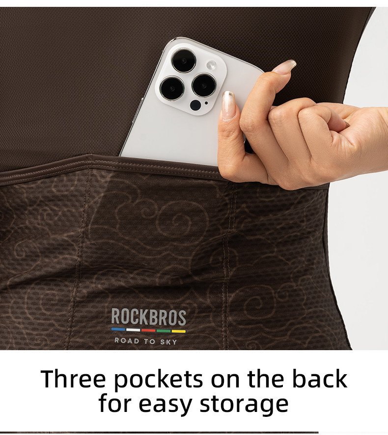 【ROAD To SKY】ROCKBROS 女式長袖騎行服透氣舒適速乾上衣 YKK 拉鍊帶 3 個口袋 | 蝦皮購物