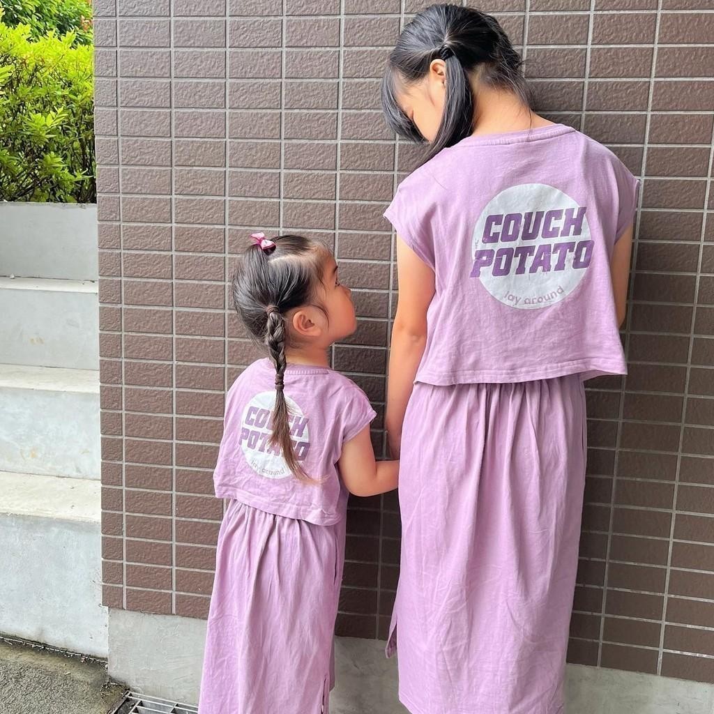 2025🇯🇵Devirock｜連身裙｜空氣感剪裁｜純棉100%｜親膚透氣｜背圖｜沙發馬鈴薯｜古著風｜親子裝 | 蝦皮購物