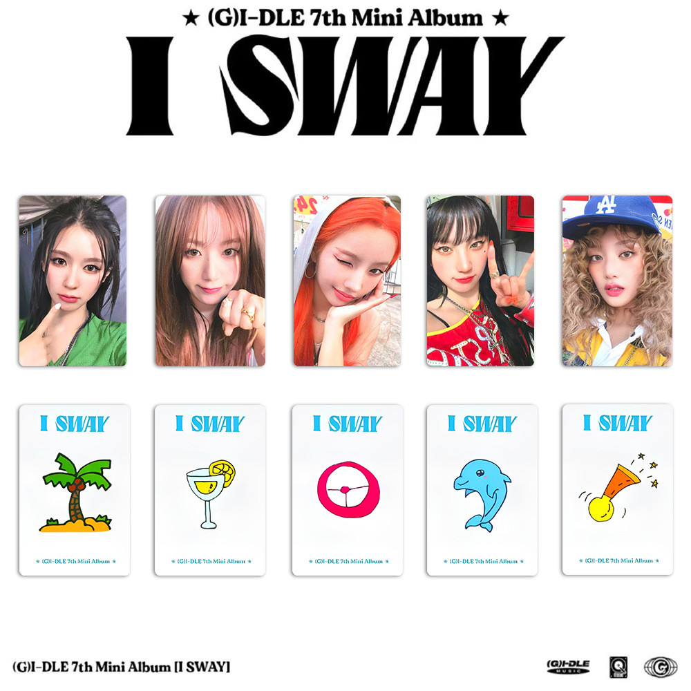 GI-DLE女娃 I SWAY小卡 Namil POB特典卡GIDLE Ktown4u Pinkypop | 蝦皮購物