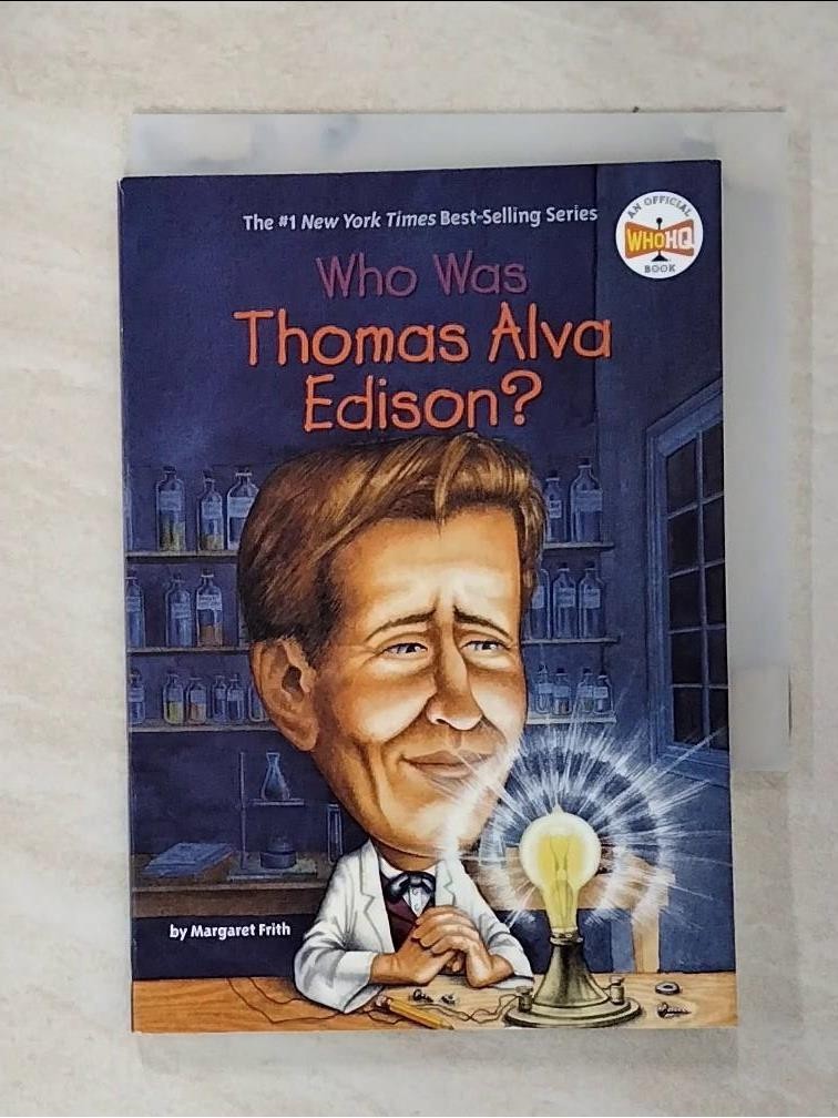 Who Was Thomas Alva Edison?_Frith, Margaret【T2／原文書_C8H】書寶二手書 | 蝦皮購物
