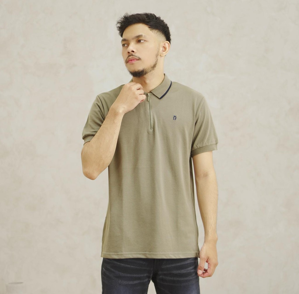 Matuda 男式 Shibata 領 Polo 衫 C.Green | 蝦皮購物